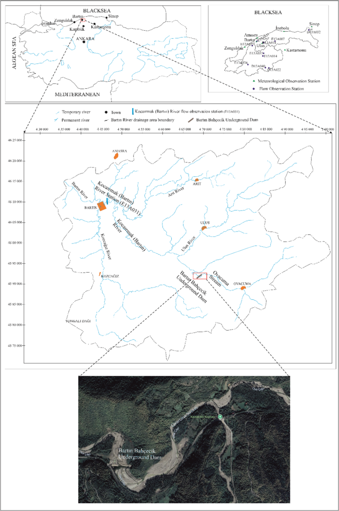 Streamflow estimation for underground dams using machine learning and ...