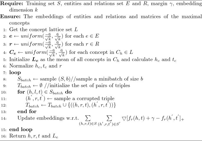 The concept information of graph granule with application to knowledge graph embedding ...