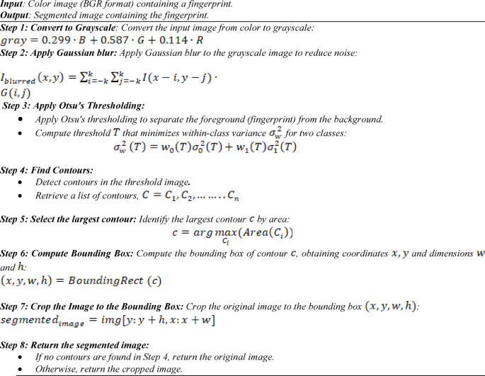 Enhanced fingerprint authentication: a deep learning and error ...