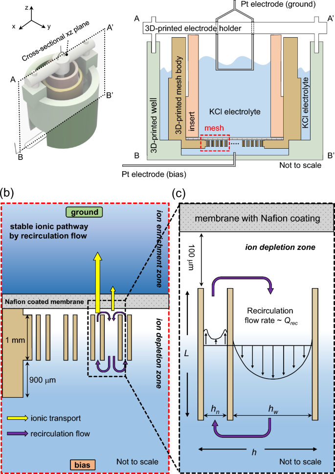 Enhancement of Overlimiting Current in a Three-Dimensional Hierarchical Micro/Nanofluidic System ...