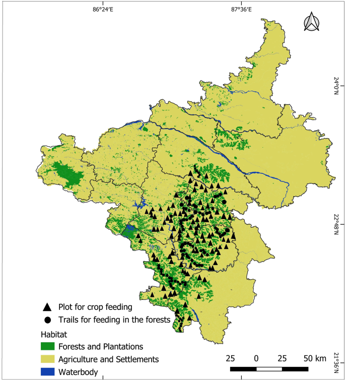 Choosing crops over natural fodder: feeding ecology of the Asian ...