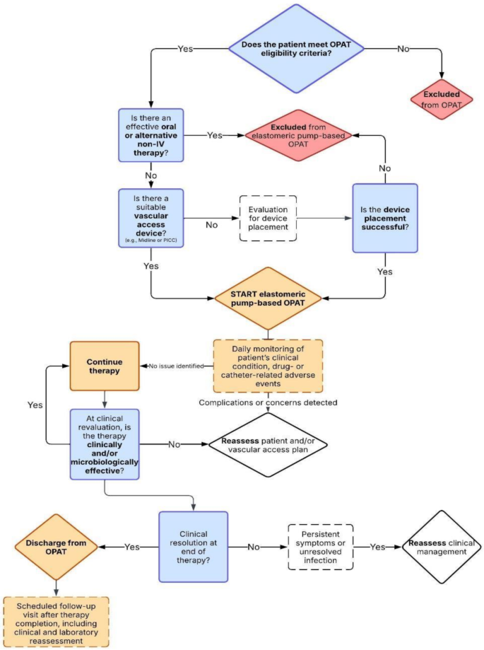 Continuous infusion OPAT via elastomeric pumps: effectiveness, safety ...