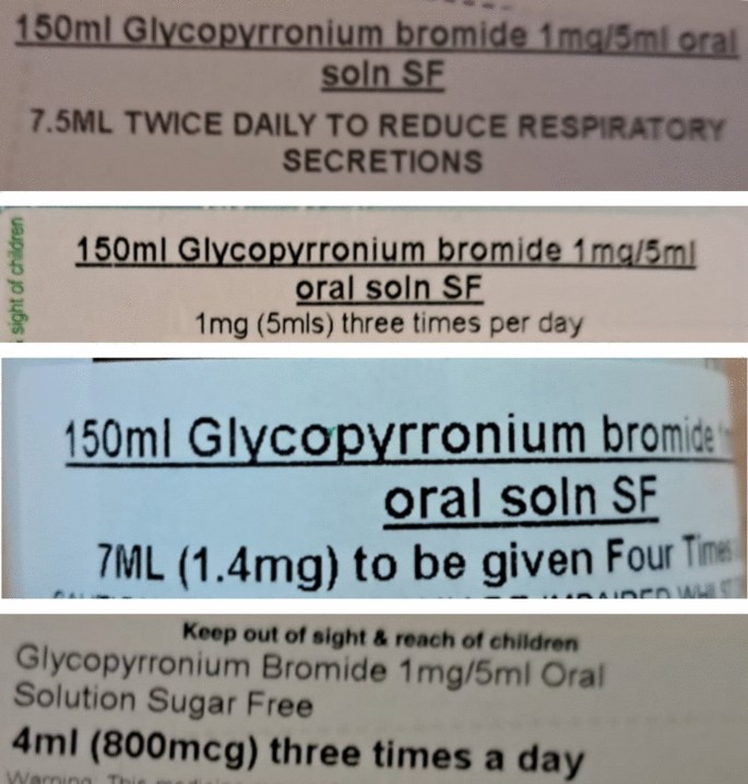 Dosage instructions on community-dispensed paediatric medicine labels ...