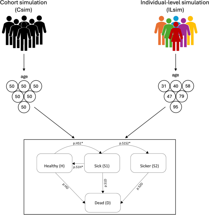 Comparing the Influence of Heterogeneity on Model Outcomes in Individual-Level and Cohort ...