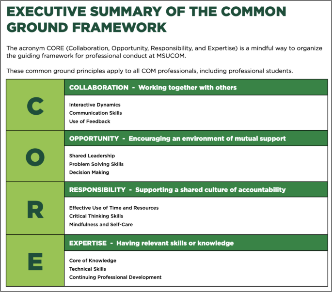 Fostering Professionalism in Medical Education: the Common Ground ...