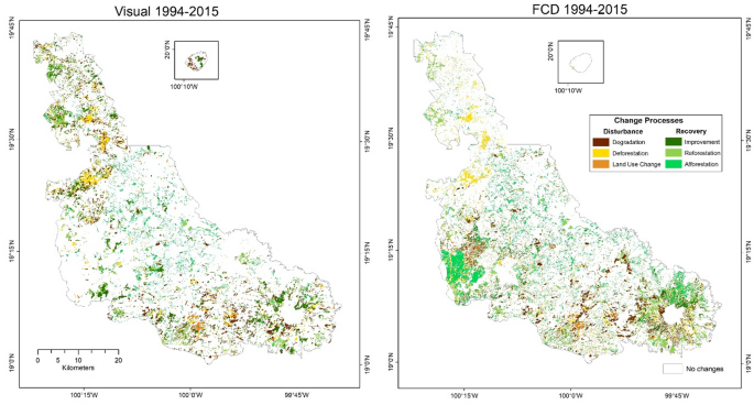 Integrating visual interpretation and forest canopy density modeling to ...