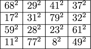 On the existence of magic squares of powers | Research in Number Theory ...