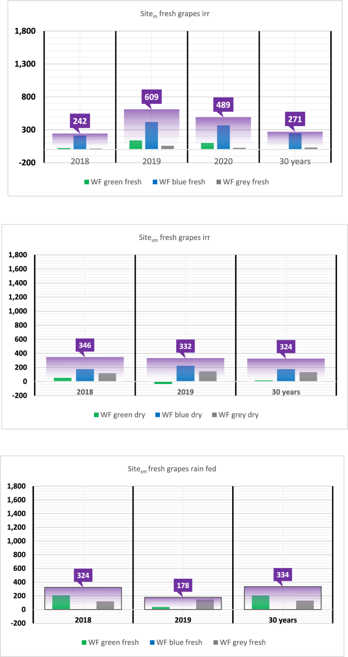 Assessing site-specific water footprint on dry vine products: the case ...