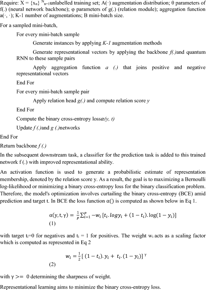 Self-supervised quantum relational reasoning (S2QR2) of time series data for mental health ...