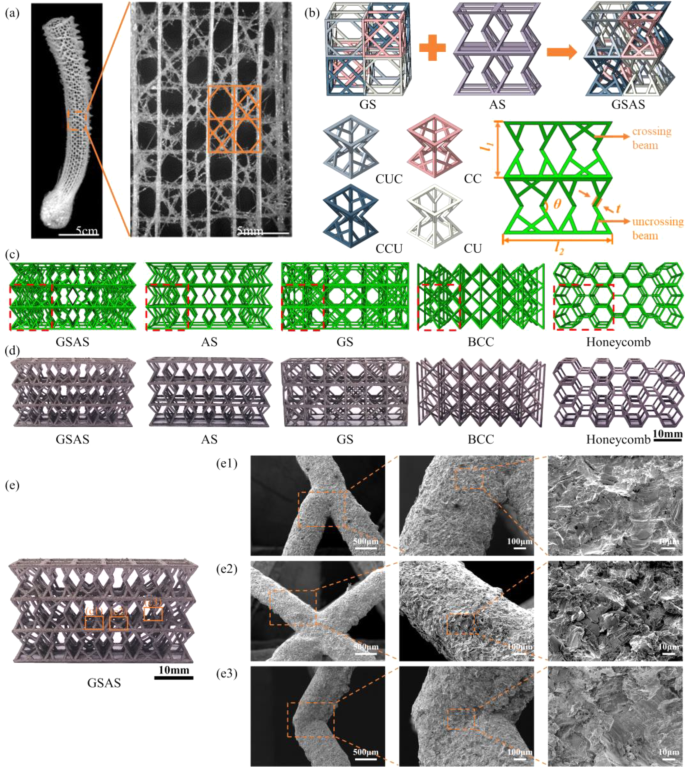 Glass Sponge-inspired Auxetic Mechanical Metamaterials for Energy Absorption | Journal of Bionic ...