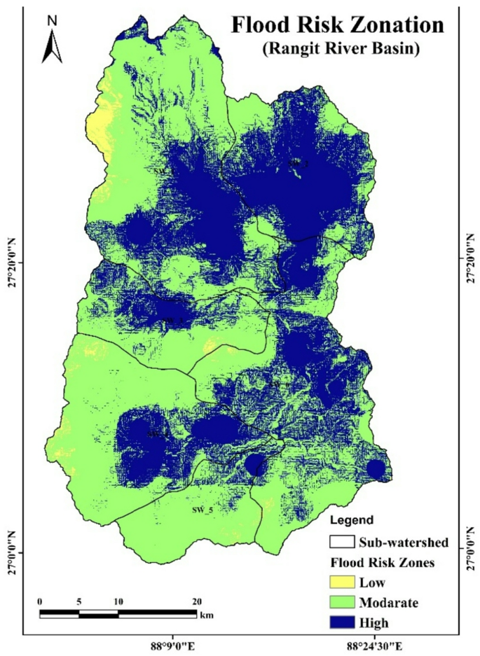 Integrated morphometric and machine learning-based flood risk ...