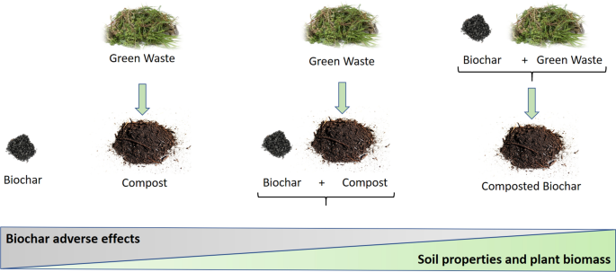 Composted biochar versus compost with biochar: effects on soil ...