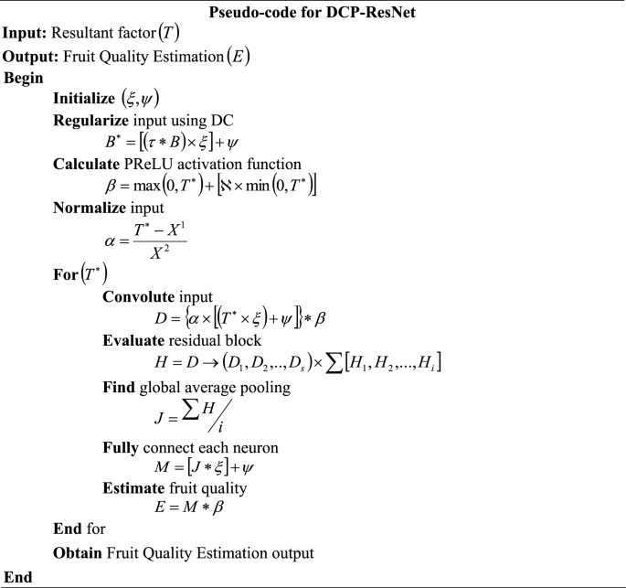 DCP-ResNet-Based Framework for Hyperspectral Fruit Quality Estimation ...