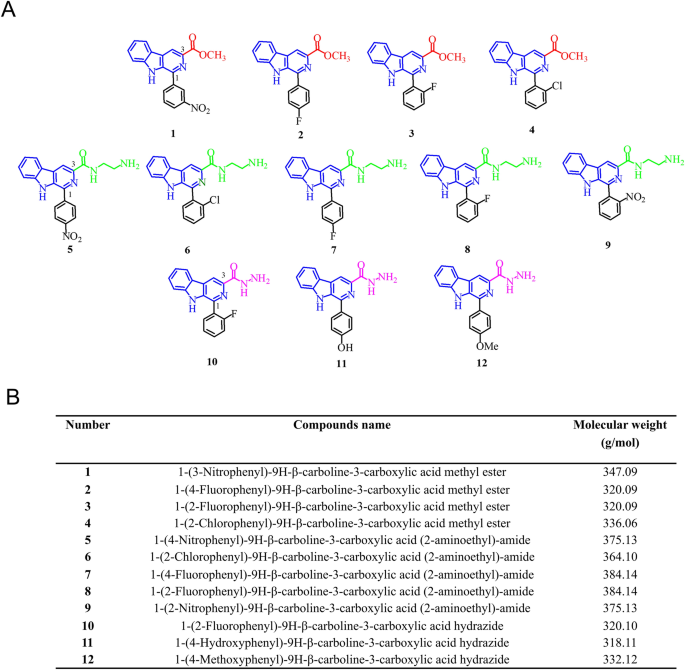 β-Carboline derivatives are potent against Acute Myeloid Leukemia in ...