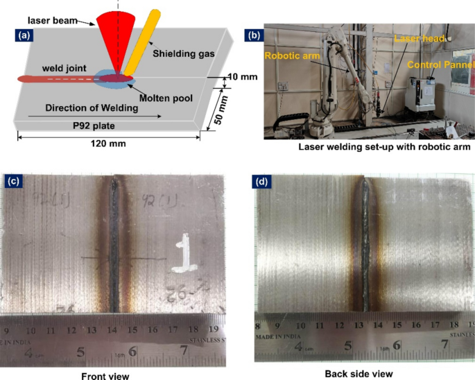 Laser welding on 10 mm thick grade 92 steel for USC applications: microstructure and mechanical ...