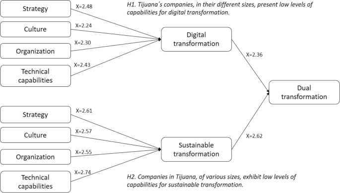 Business readiness for dual transformation: an analysis of business ...