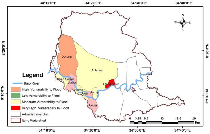 Flood vulnerability analysis in the Itang watershed, lower Baro-Akobo ...