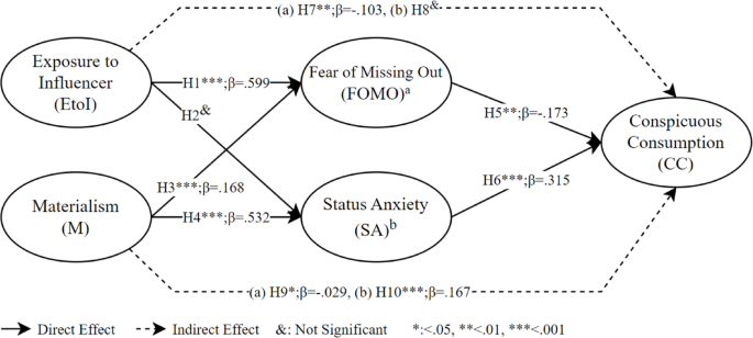 Fear of missing out (FoMO) and status anxiety as drivers of materialism ...
