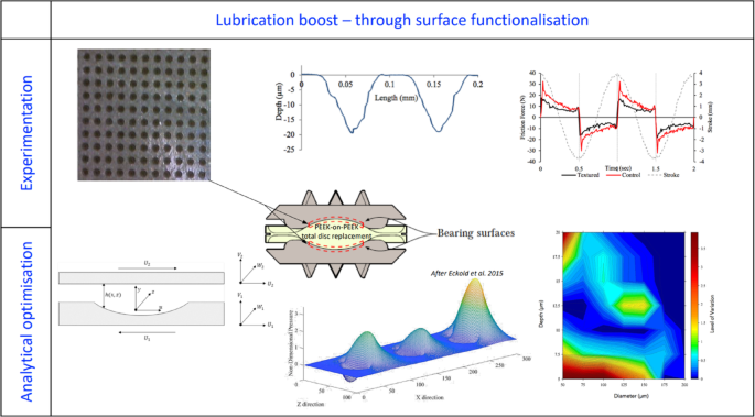 Hydrodynamic lubrication effects in textured PEEK surfaces for friction ...