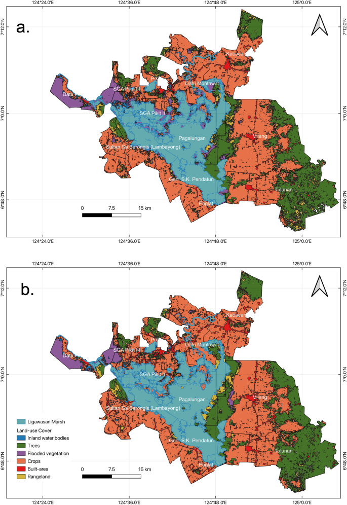 Ecological indicators of water quality and marshland impact area (MARia ...