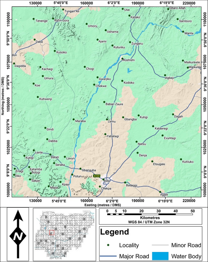 Spatial distribution of natural radionuclides and its radiological ...