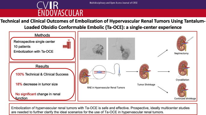 Technical and Clinical Outcomes of Embolization of Hypervascular Renal ...