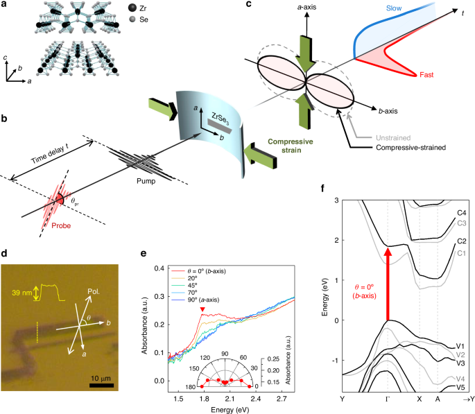 Sub-picosecond, strain-tunable, polarization-selective optical ...