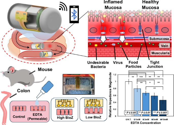 An ingestible bioimpedance sensing device for wireless monitoring of ...