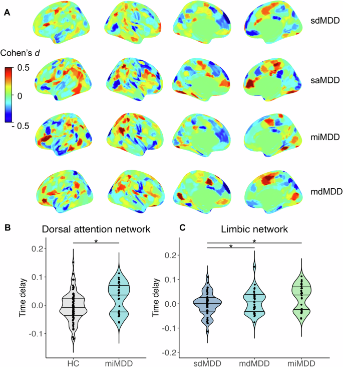 Symptom-based depression subtypes: brain dynamic specificity and its ...