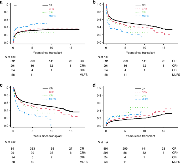Relationship between morphologic remission with or without hematologic ...