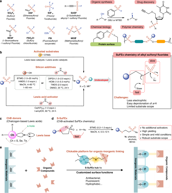 Intramolecular chalcogen bonding activated SuFEx click chemistry for ...