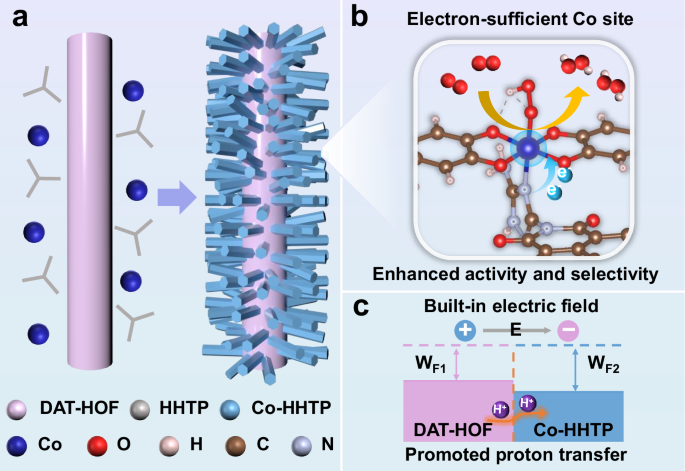 Hydrogen-bonded organic framework@conductive metal-organic framework ...