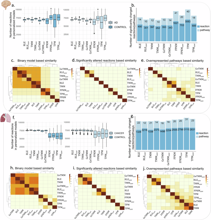A benchmark of RNA-seq data normalization methods for transcriptome mapping on human genome ...