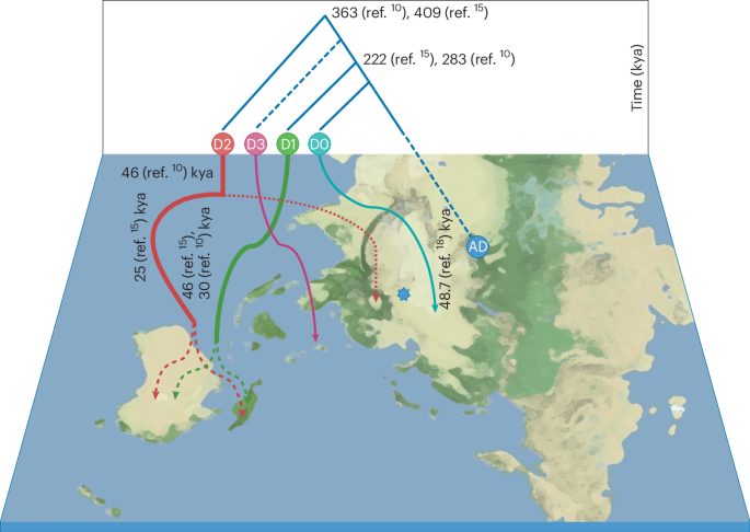 A history of multiple Denisovan introgression events in modern humans ...