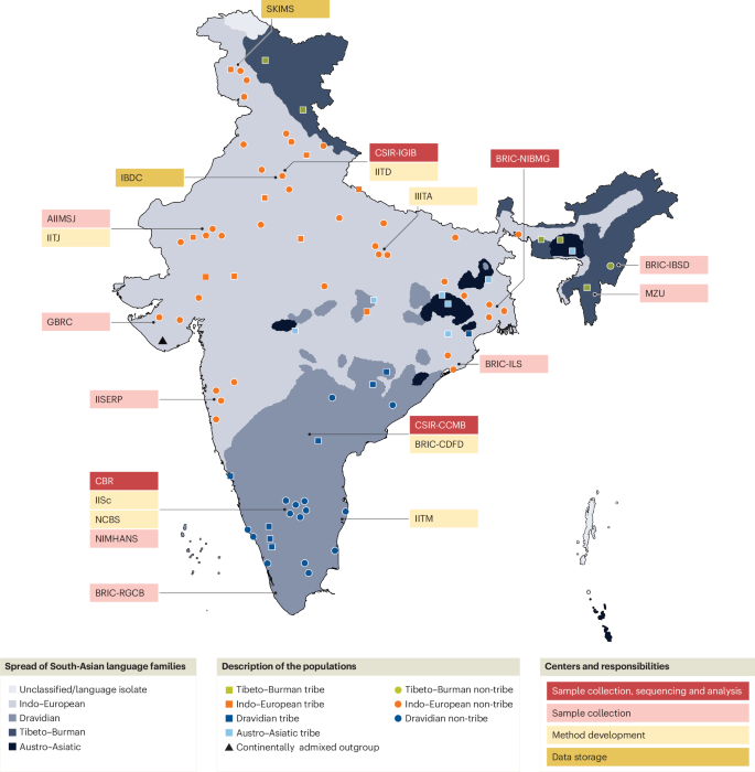 Mapping genetic diversity with the GenomeIndia project | Nature Genetics