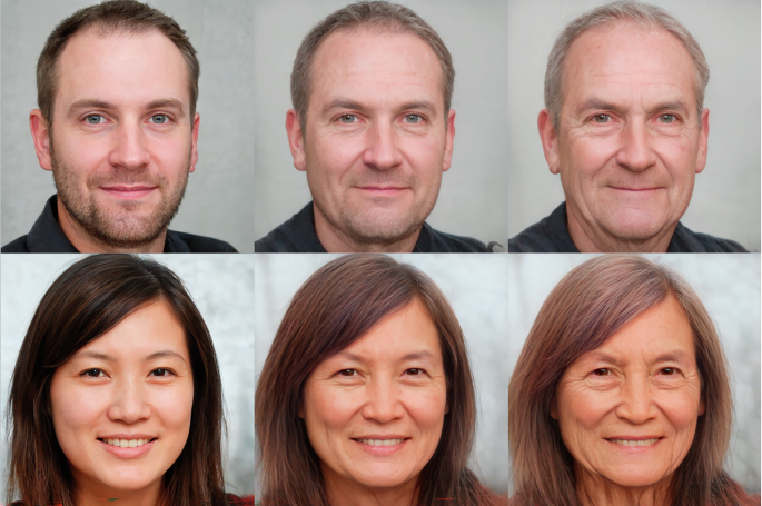 A generated image repository of aging faces | Scientific Data
