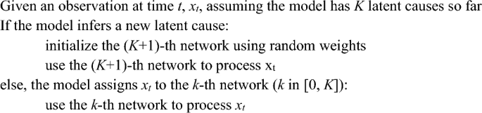 Reconciling shared versus context-specific information in a neural network model of latent ...