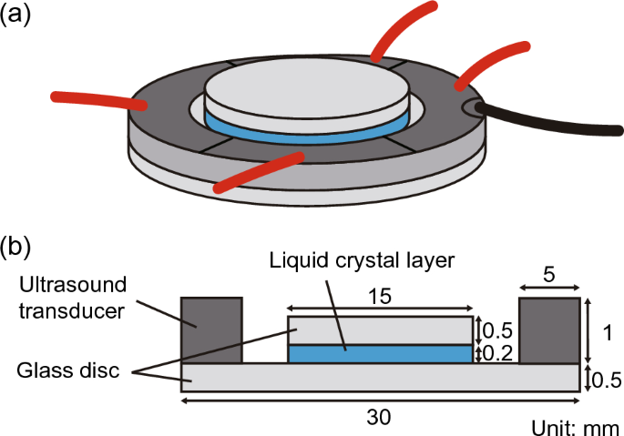Ultrasonic liquid crystal tunable light diffuser | Scientific Reports