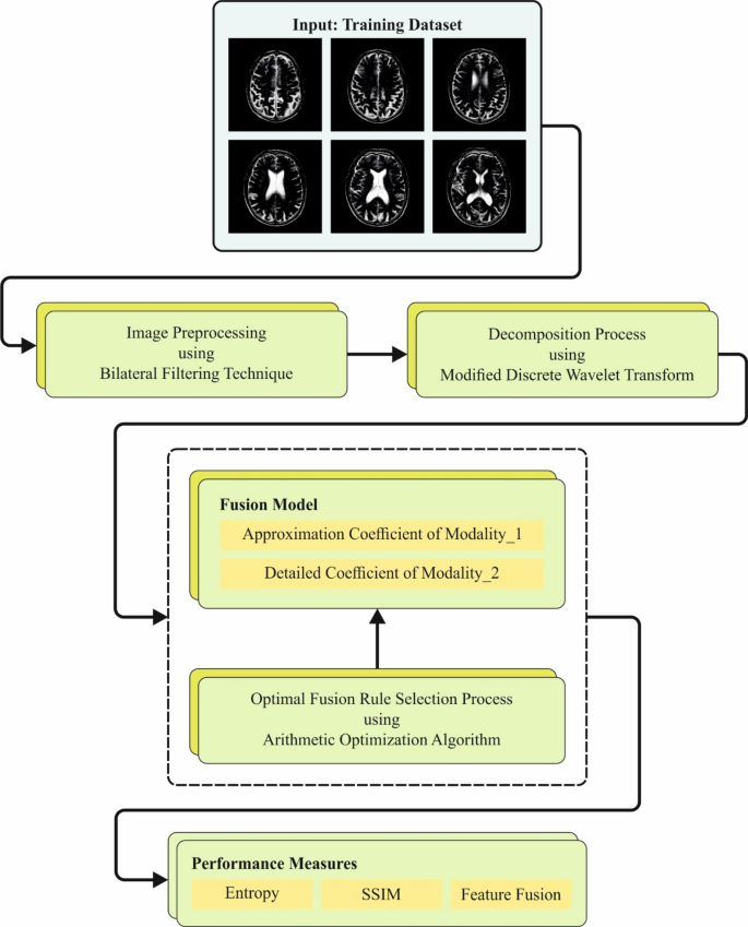 Enhanced multimodal medical image fusion via modified DWT with arithmetic optimization algorithm ...