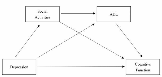 A chain mediation model reveals the association between depression and ...