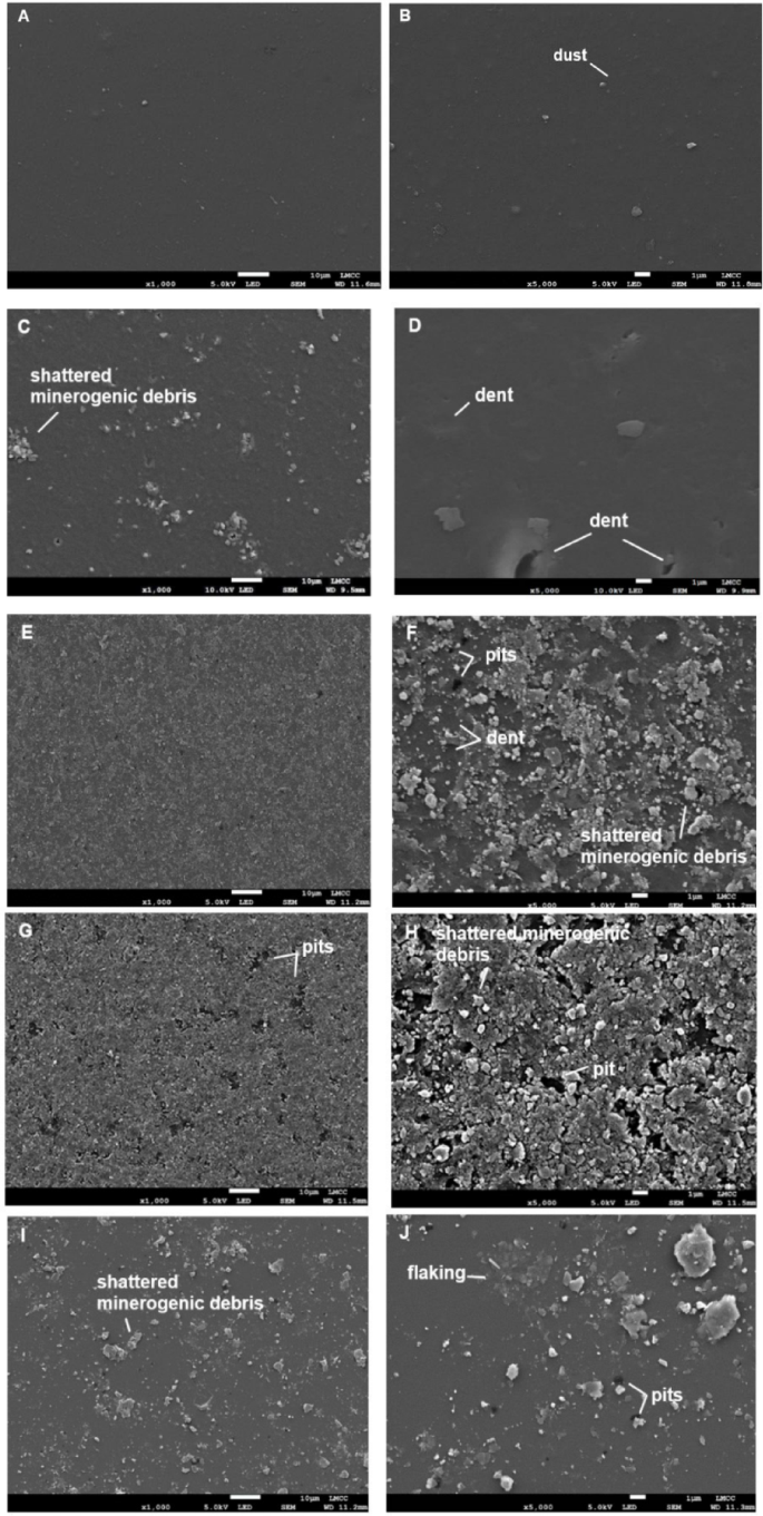 Macroplastic surface characteristics change during wind abrasion ...
