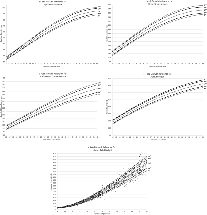 New reference values for ultrasound fetal biometry in Japanese ...
