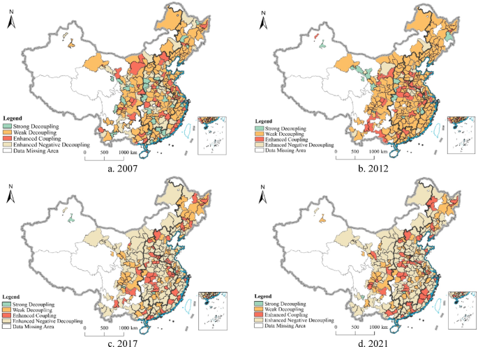 An examination of the decoupling effect and influential mechanisms of ...