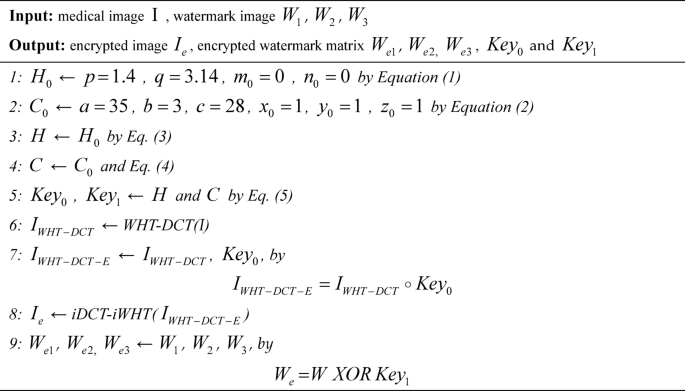 A watermarking framework for encrypted medical images via HC chaotic ...