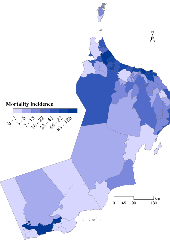 Geospatial modelling of COVID19 mortality in Oman using geographically ...