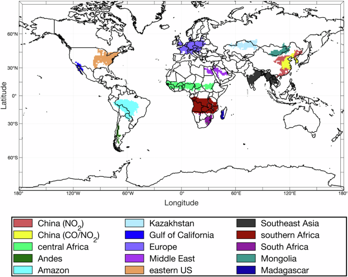 Observationally constrained global NOx and CO emissions variability ...