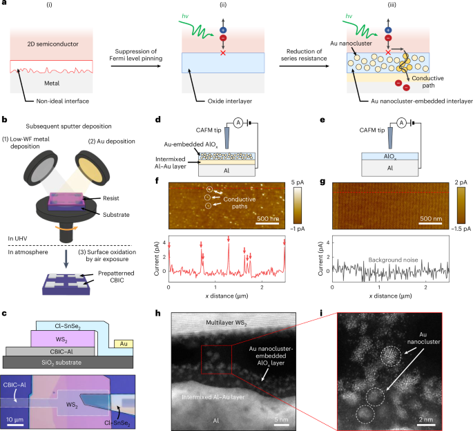 Conductive-bridge interlayer contacts for two-dimensional ...