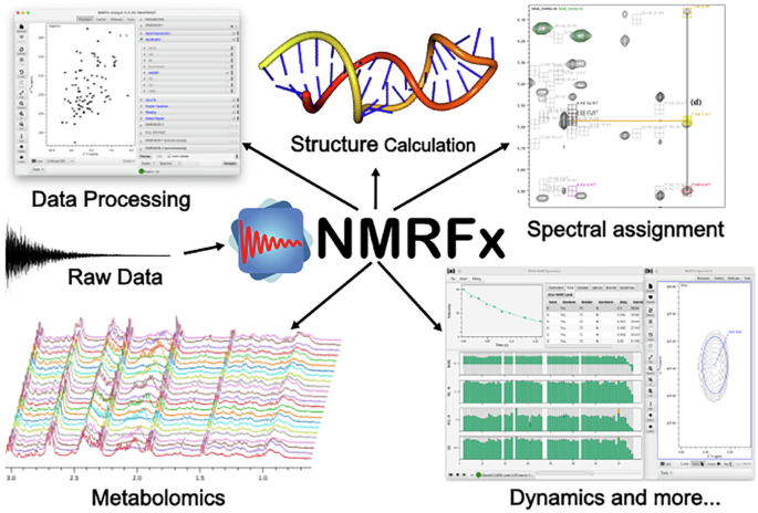 NMR data processing, visualization, analysis and structure calculation with NMRFx ...