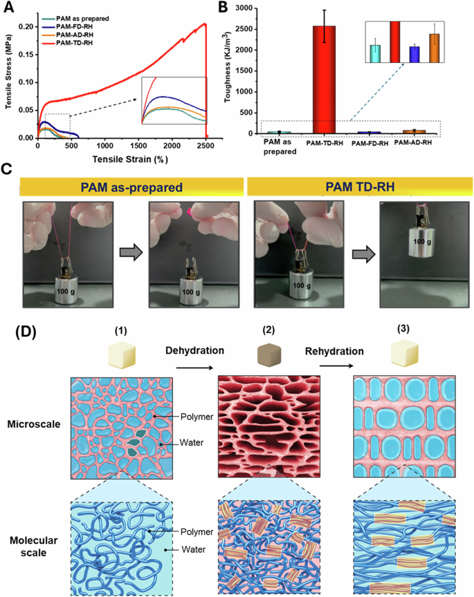 Tough, self-healing and weldable hydrogel via thermal engineering ...