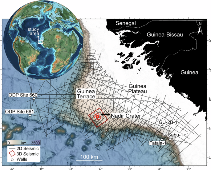 3D anatomy of the Cretaceous–Paleogene age Nadir Crater ...